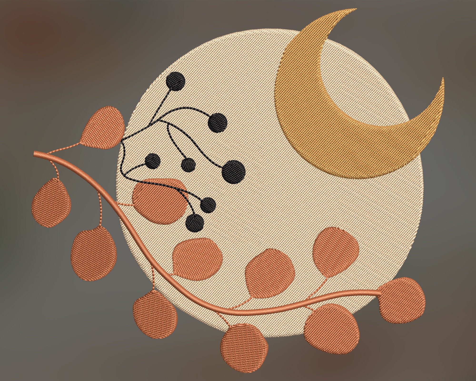 8 Boho Plant Embroidery Designs Machine Embroidery Designs - Etsy