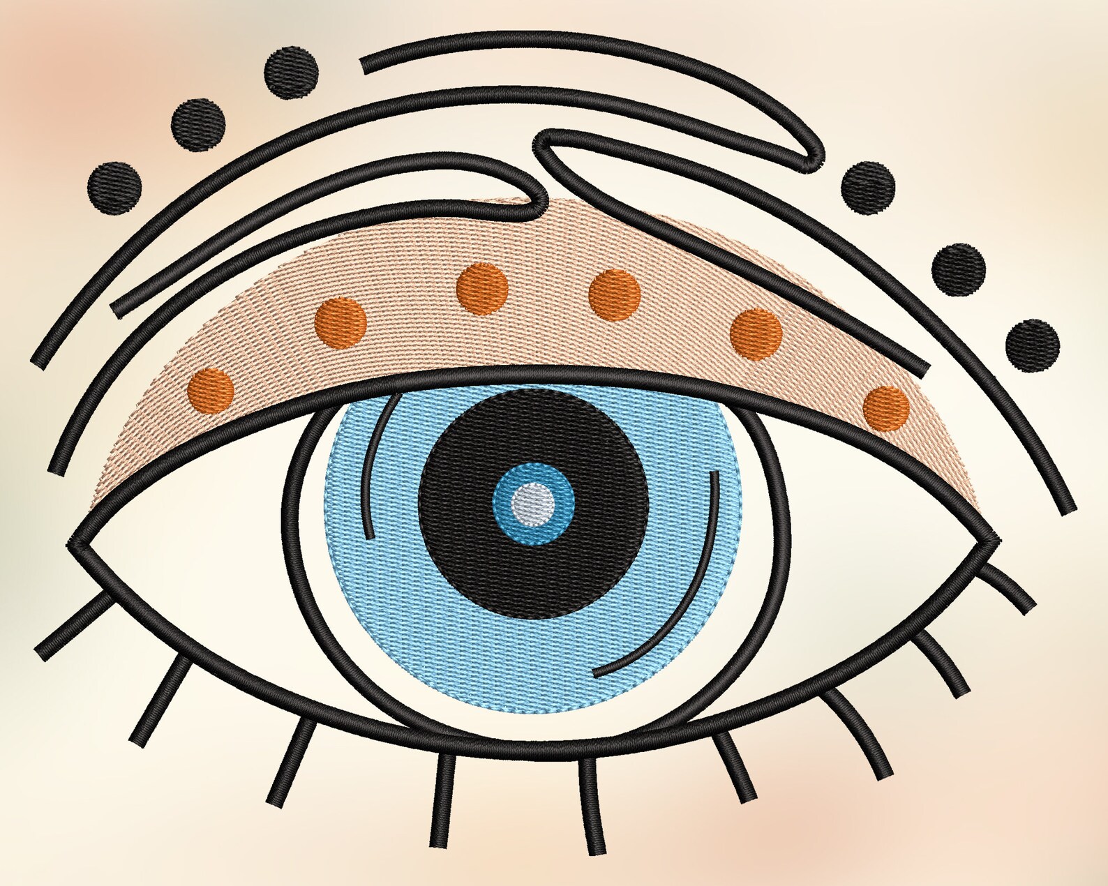 8 Boho Eye Embroidery Designs Machine Embroidery Designs | Etsy Australia