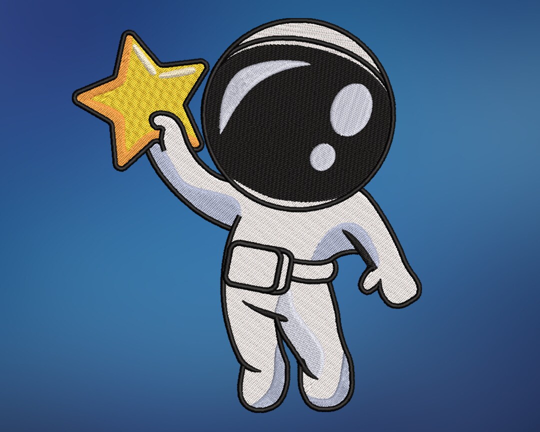 Astronaut Embroidery Design, Machine Embroidery Design, Embroidery ...