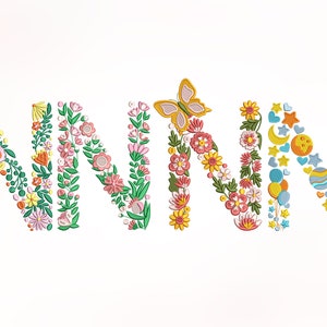 4 Sets of A-Z Alphabet Embroidery Designs, Machine Embroidery Designs ...