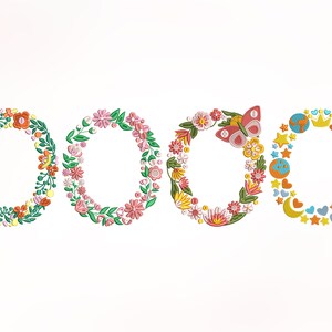 4 Sets of A-Z Alphabet Embroidery Designs, Machine Embroidery Designs ...