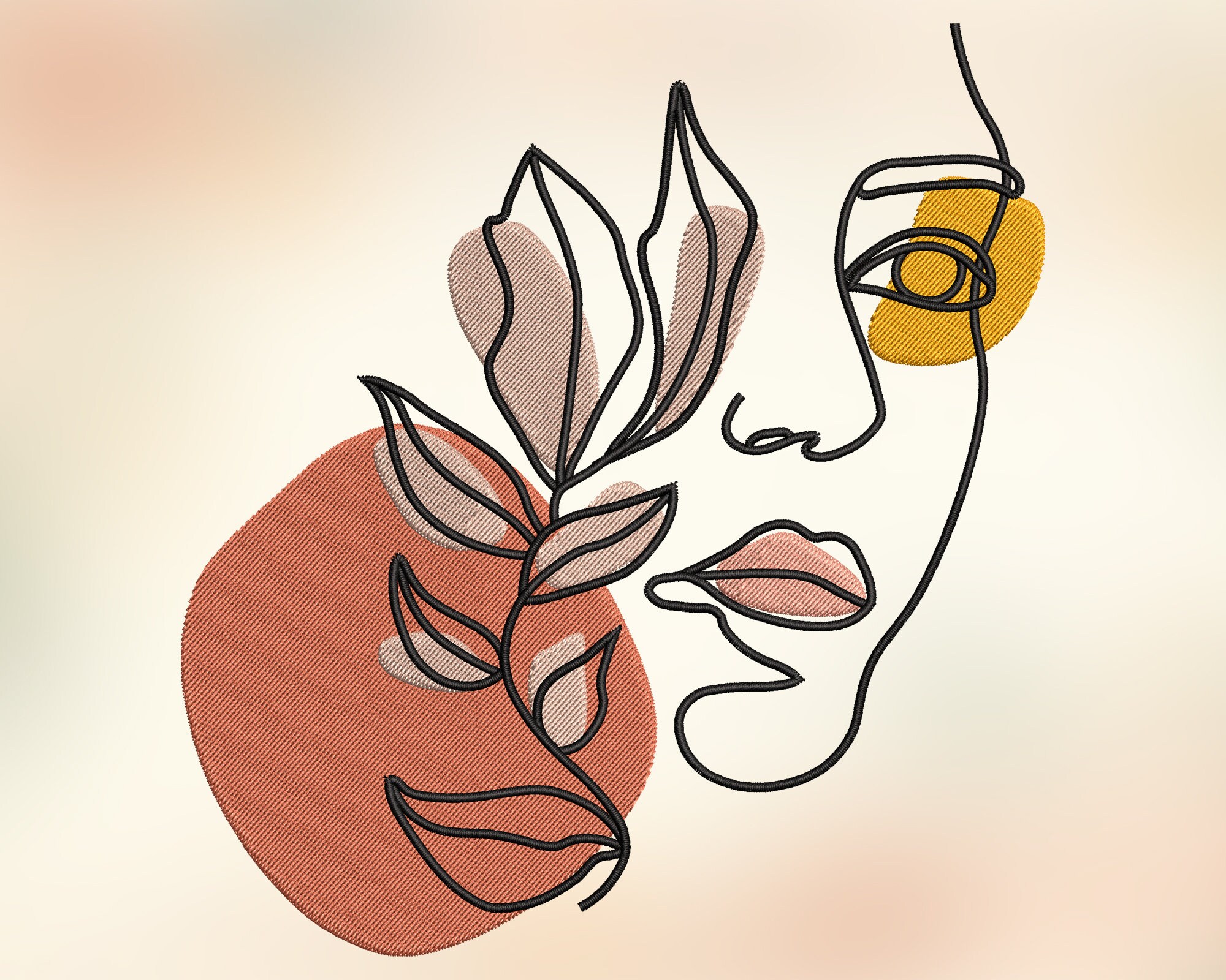 8 Boho Line Embroidery Designs Machine Embroidery Designs | Etsy