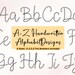 6 Sets of A-Z Alphabet Embroidery Designs, Machine Embroidery Designs ...