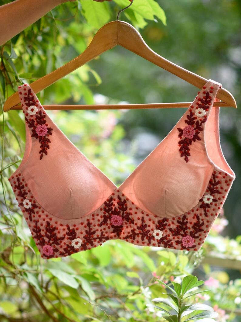 Designer Multi Color Cotton Blouse for Women With Handmade - Etsy