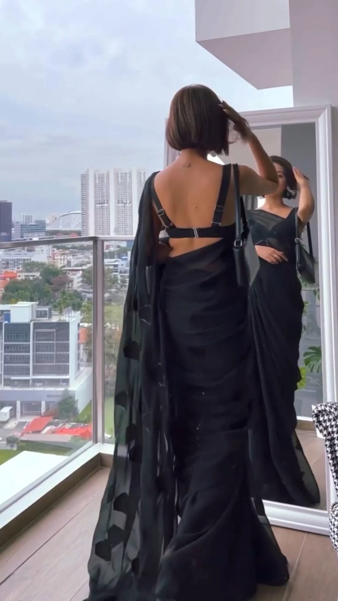 Isha Bohra Wear Bollywood Style Premium Georgette Black Color - Etsy