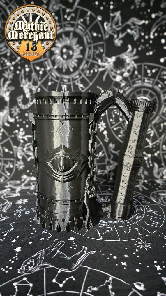 Warlock Mythic Mug Shown in Black | Etsy