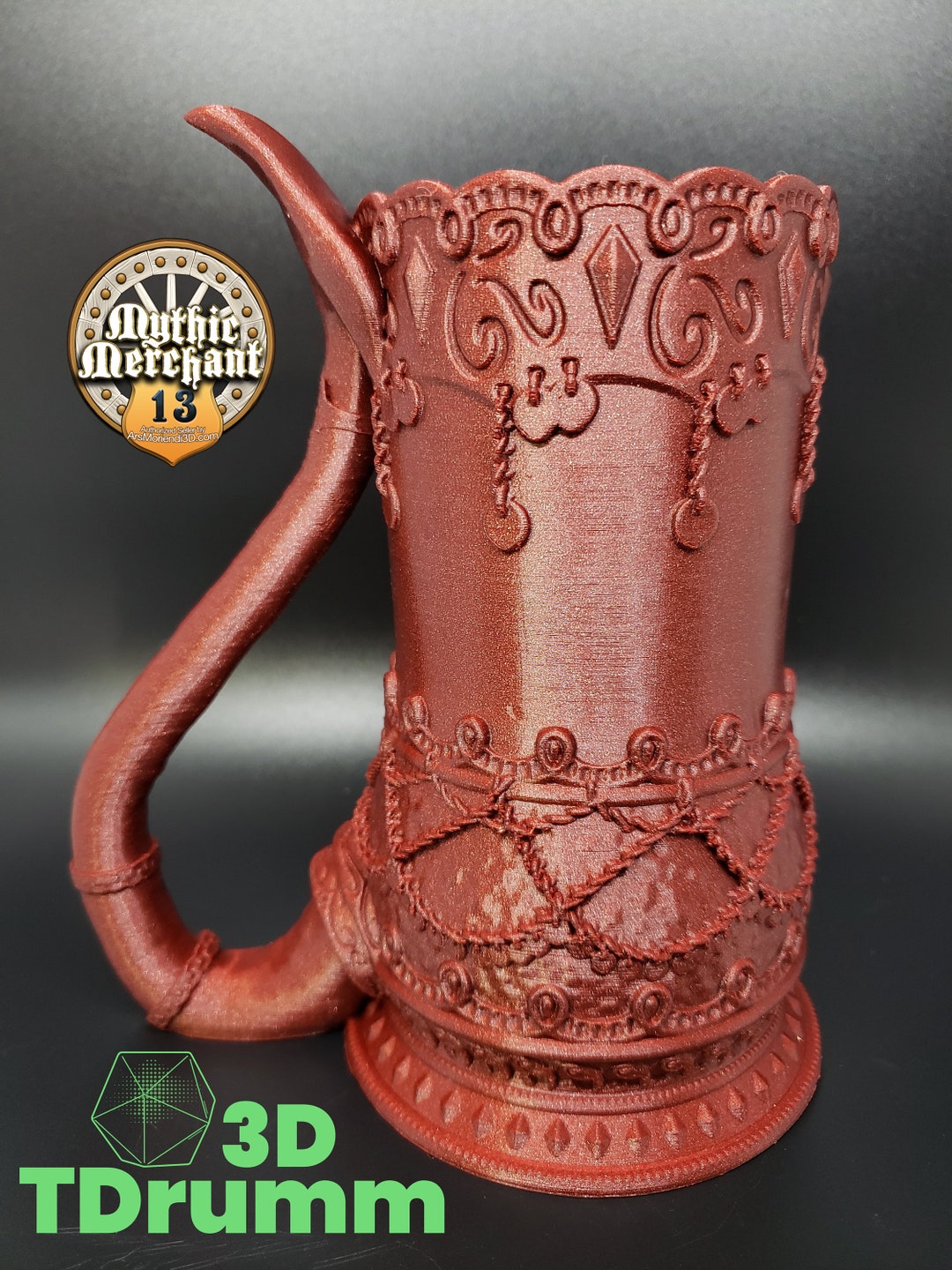 Demon-blooded | Mythic Mugs | Shown in "red Sparkle" - Etsy