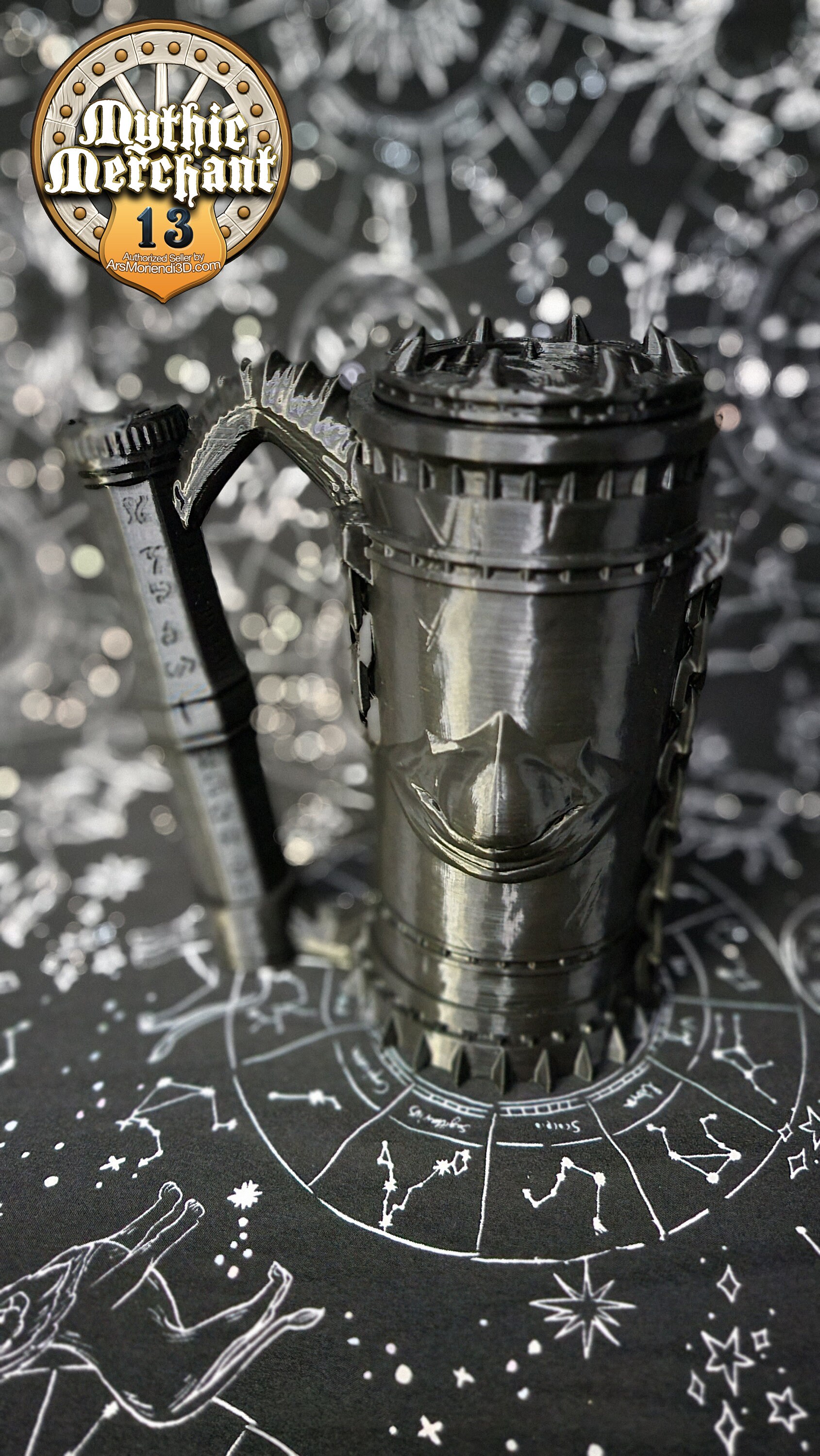 Warlock Mythic Mug Shown in black - Etsy
