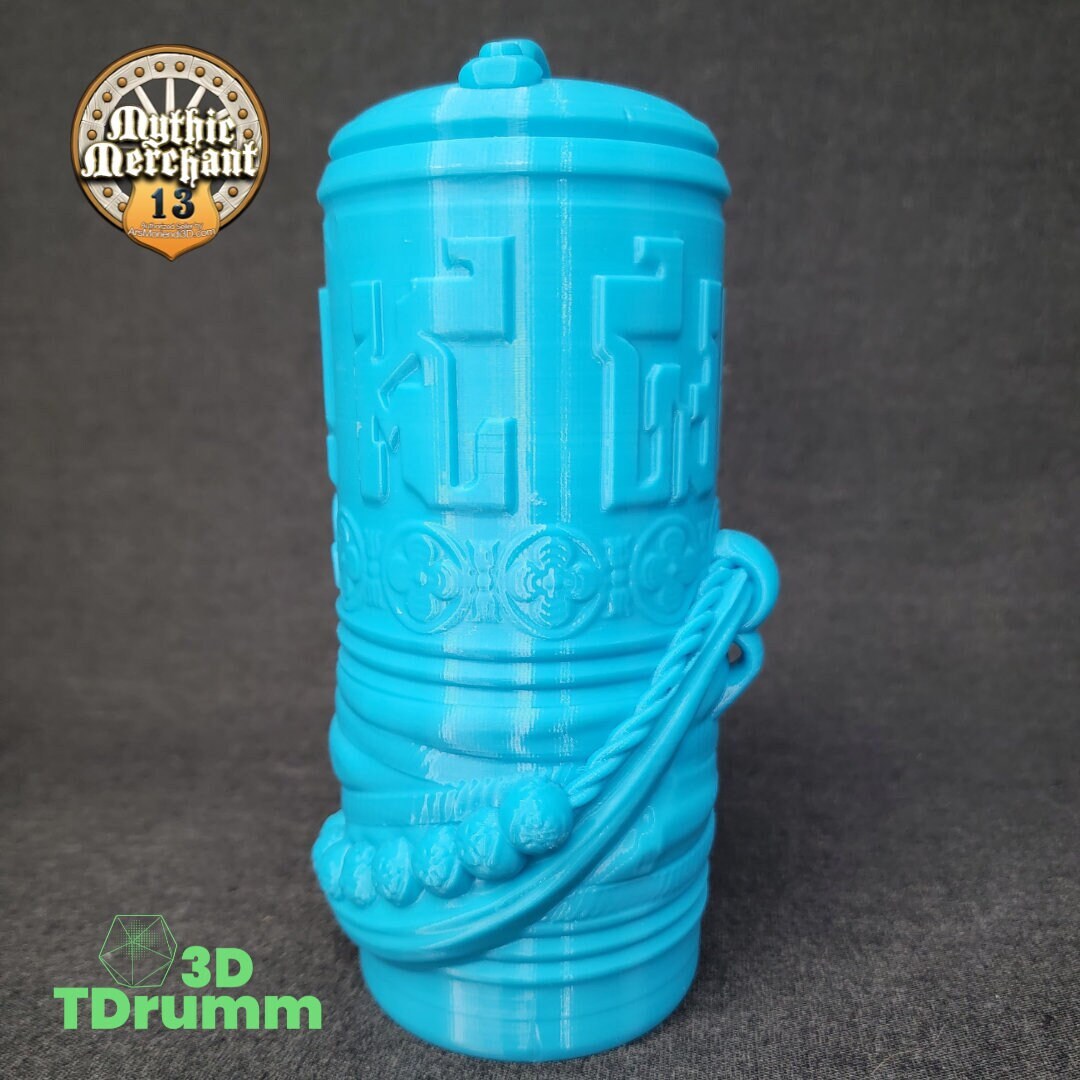 Monk Mug Mythic Can Holder, Drink Holder Arsmoriendi3d Shown in light ...