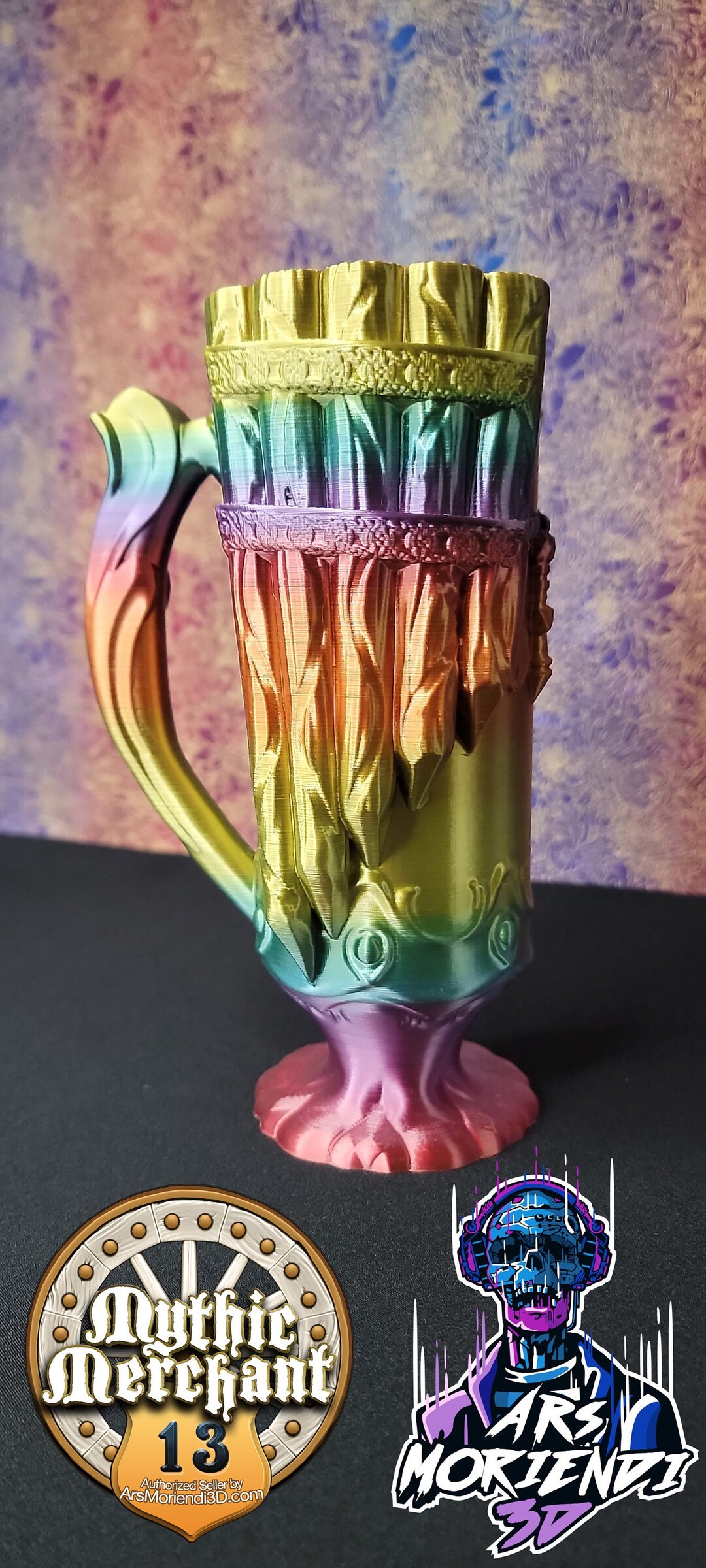 Bard Mythic Mug Shown in rainbow Silk - Etsy