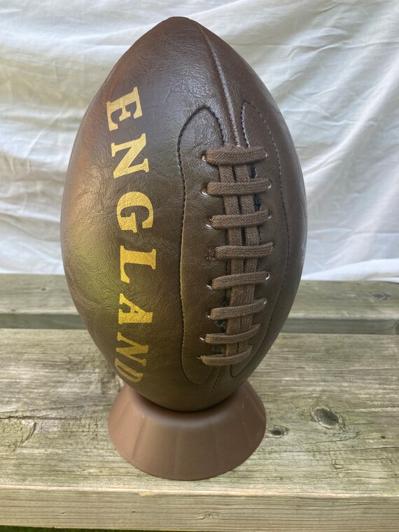 Old Fashioned Style ENGLAND Rugby Ball With Optional Stand. - Etsy