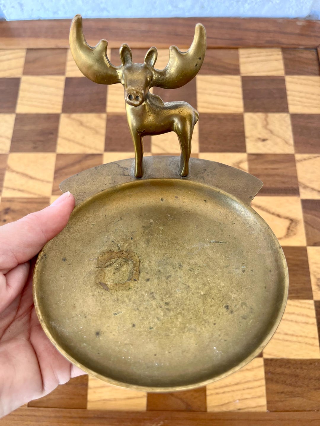 Vintage Loyal Order of Moose Membership Appreciation Award Brass Catch ...