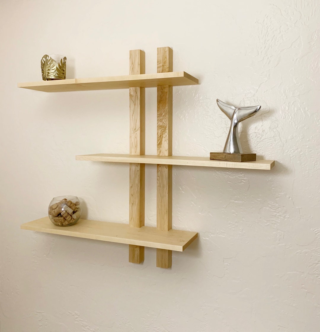 Adjustable Shifting Shelf, Modern Wall Shelf, Hanging Plants, Books ...