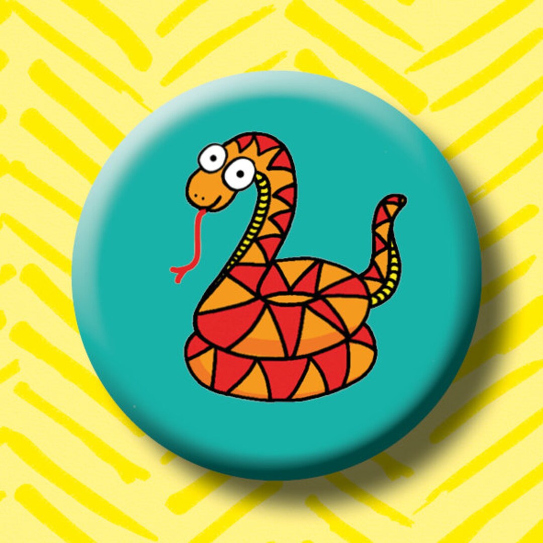 Snakes Button Badge. Animal Badge. Rescue Animals. Reptile. Snakes - Etsy