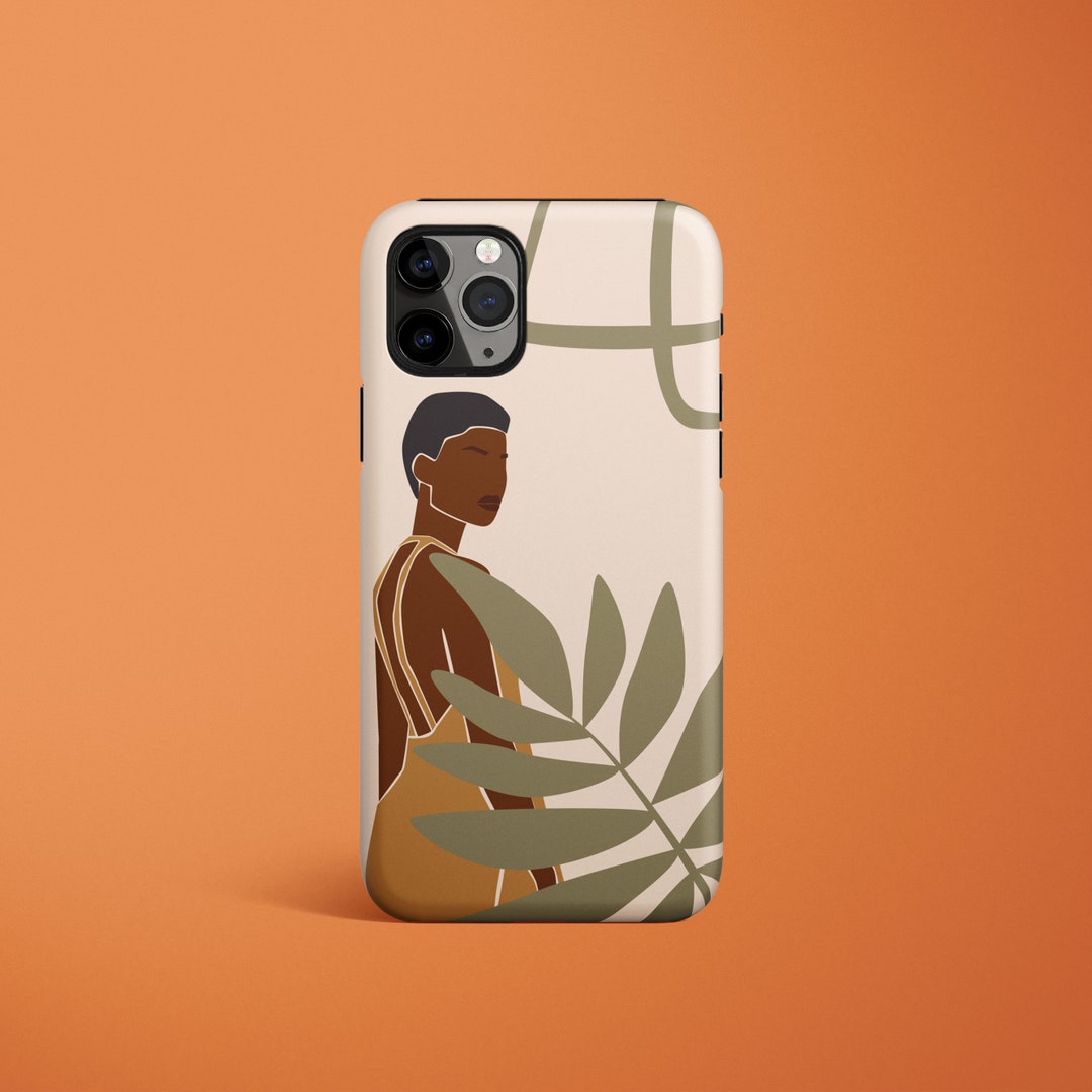 Black Girl Phone Case, Abstract iPhone Case, iPhone Tough Case, Funda ...