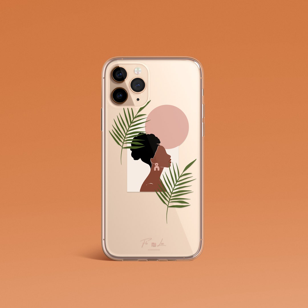 Black Girl iPhone Case, Protective Clear Case, Clear iPhone Case ...