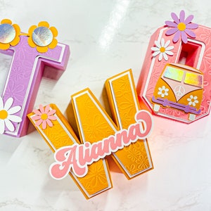 Groovy 3D Letters / Groovy Birthday / Groovy Decoration / Twogroovy ...