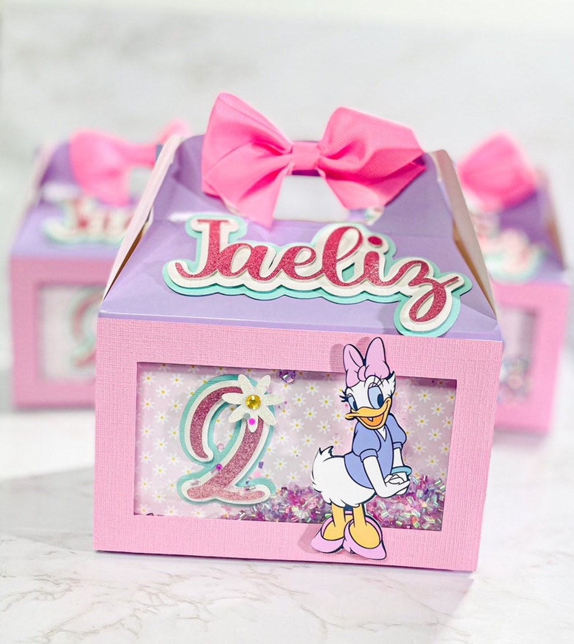 Daisy Duck Favor Box / Daisy Duck Birthday / Daisy Duck Decoration ...