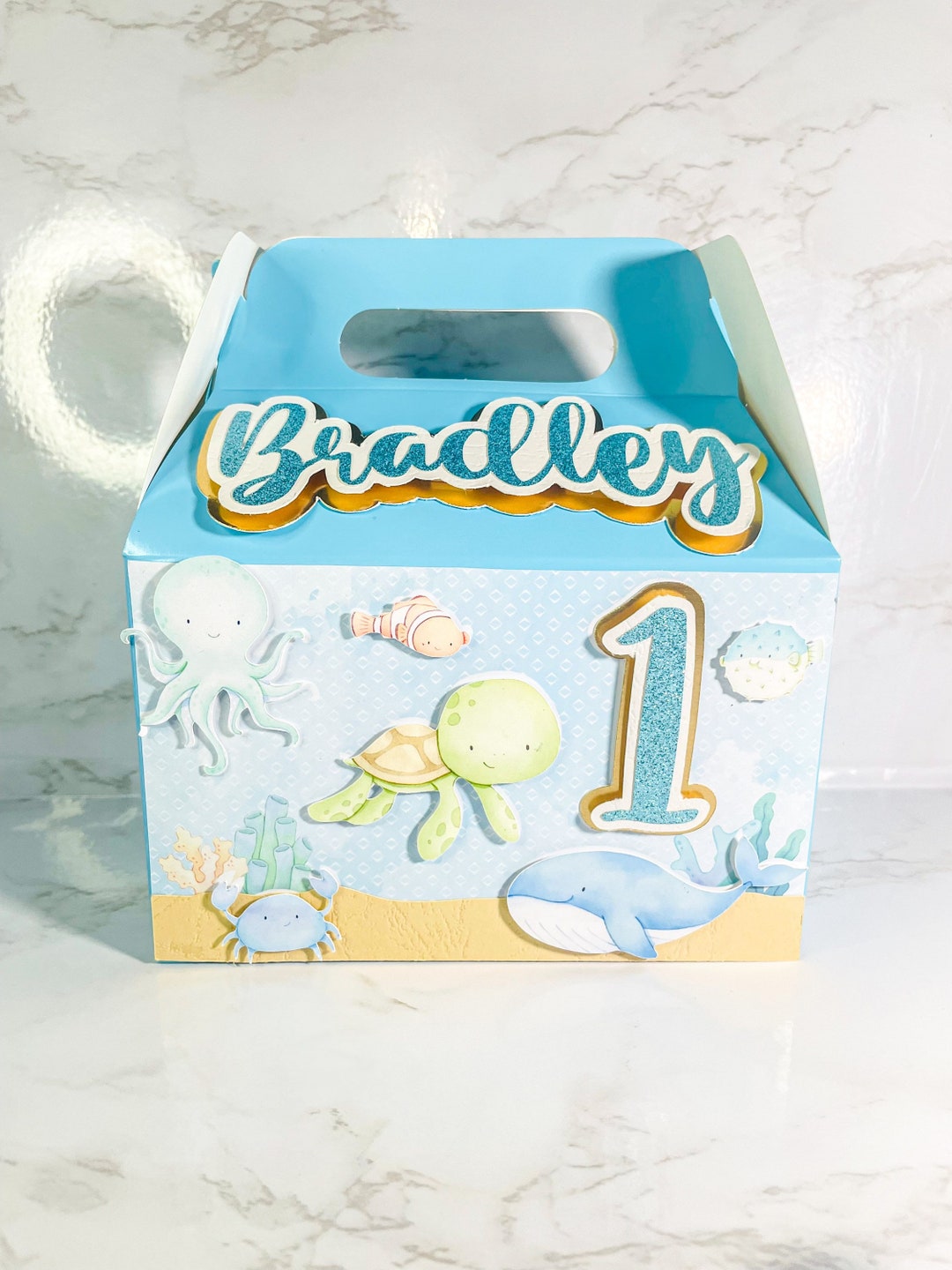 Under the Sea Favor Box/ Under the Sea Gable Box/ Under the Sea ...