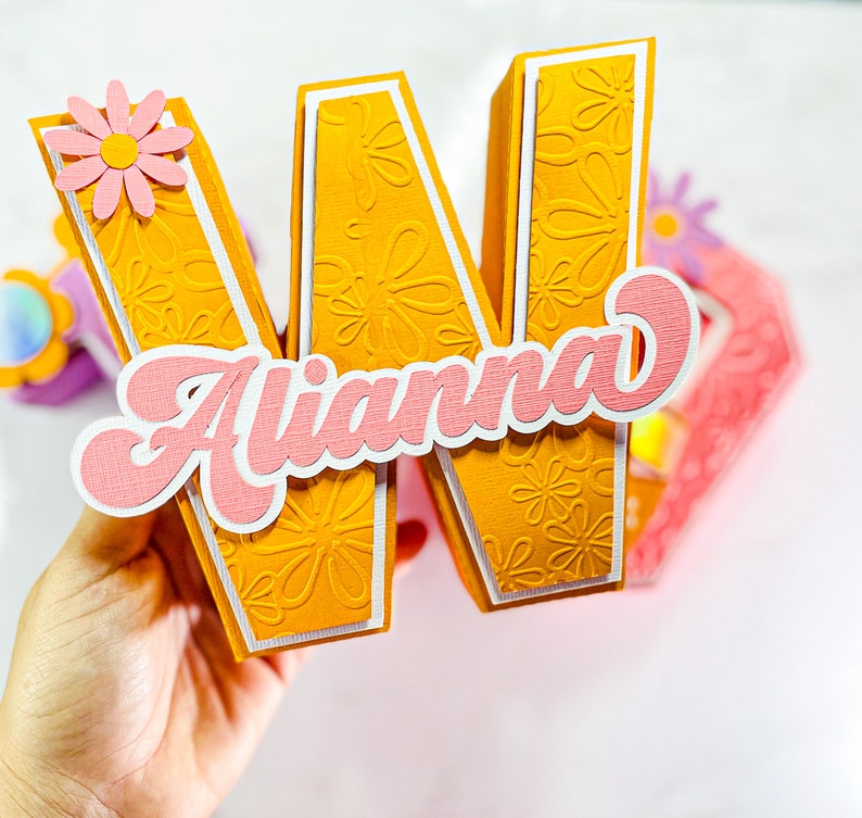 Groovy 3D Letters / Groovy Birthday / Groovy Decoration / Twogroovy ...