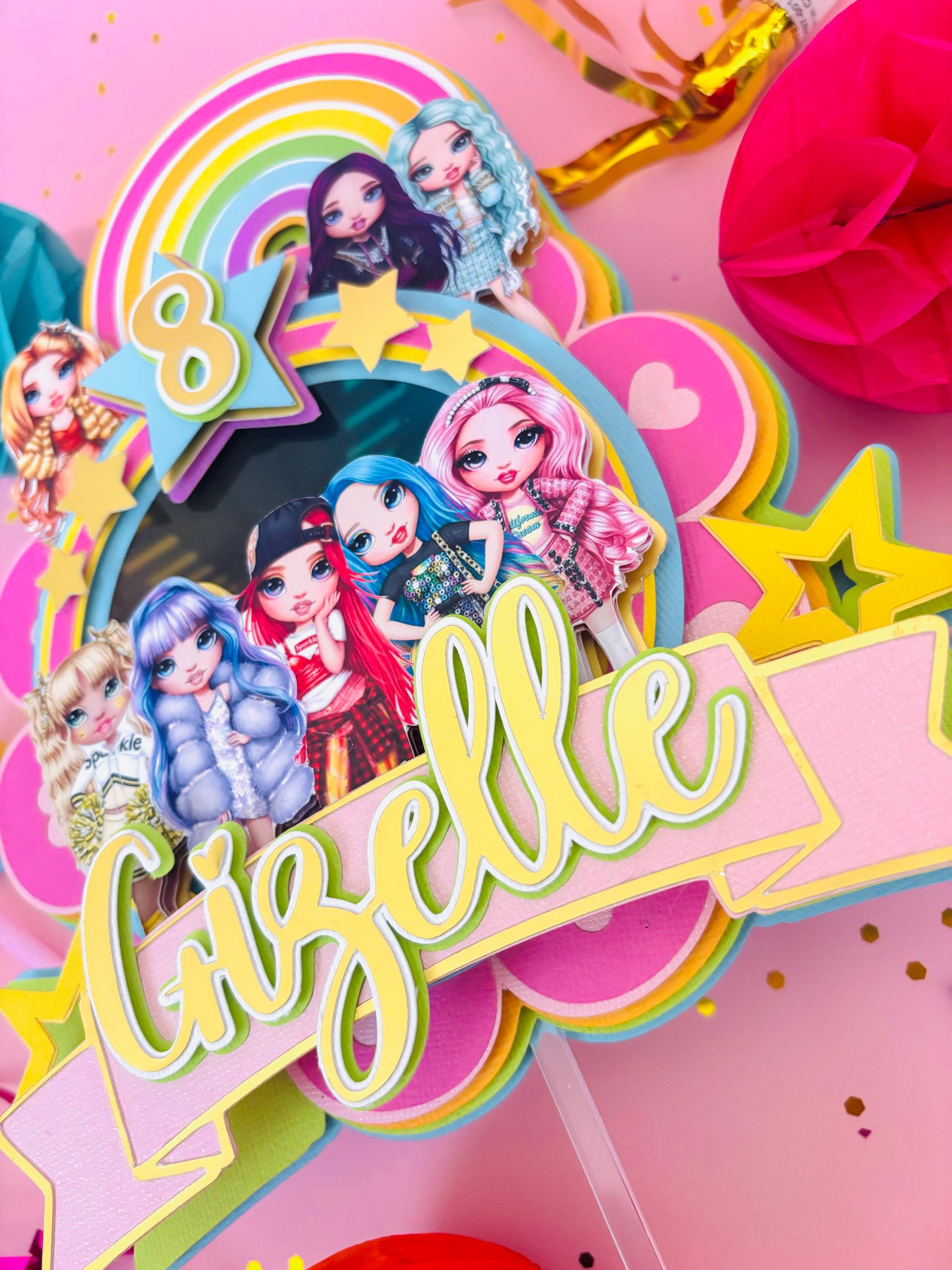 Rainbow High Caketopper / Rainbow High Decoration/ Rainbow High ...