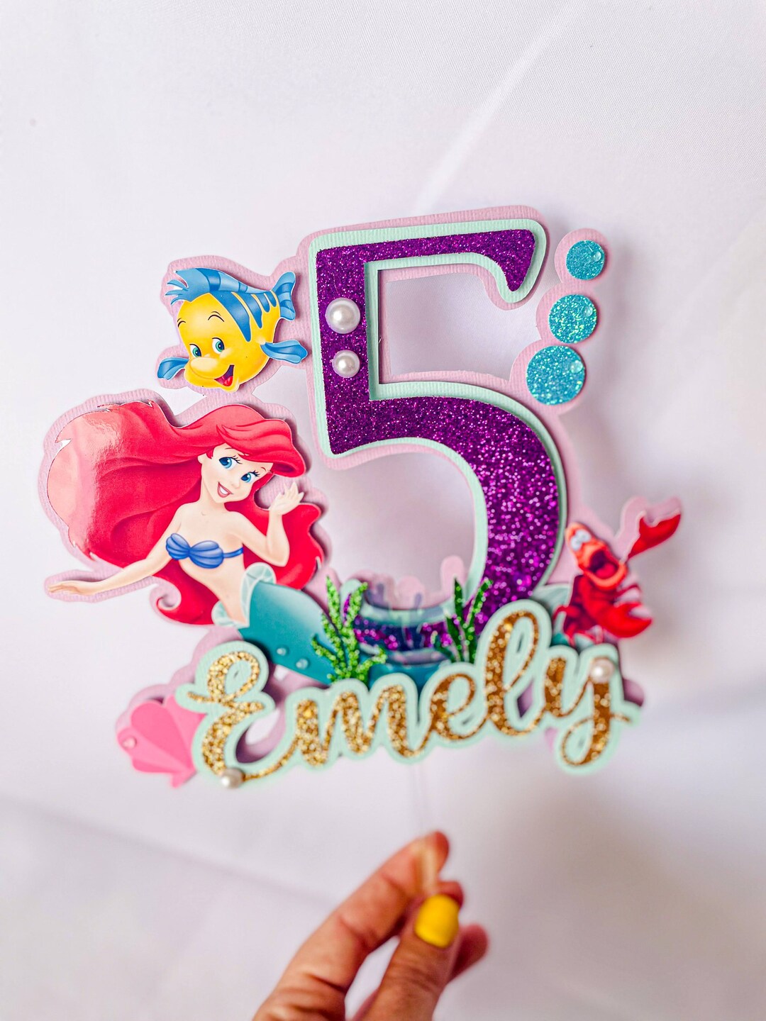 Ariel Caketopper / Little Mermaid Caketopper/ Mermaid Topper/ Ariel ...