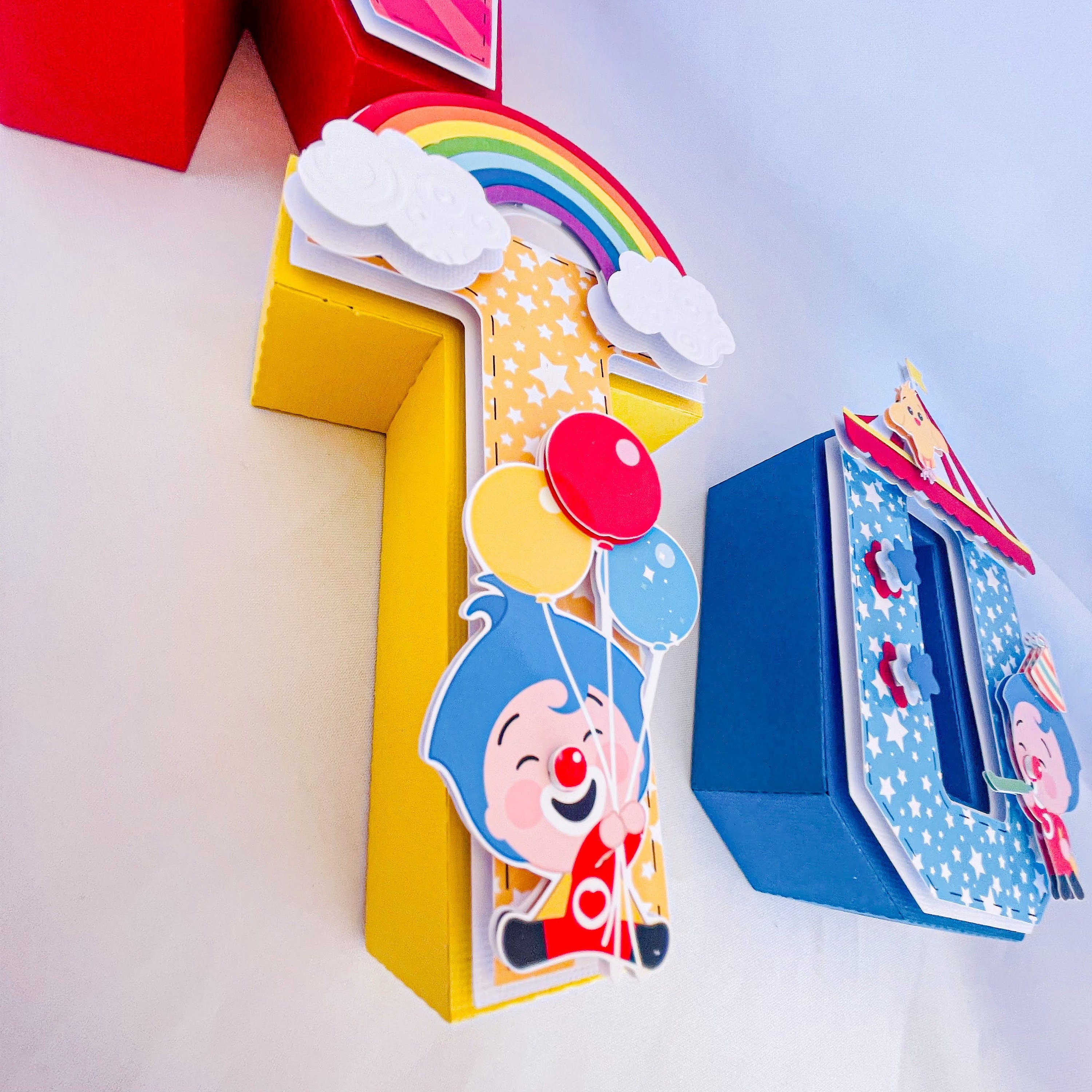 Plim Plim 3D Letters / Plim Plim Birthday / Plim Plim Party / Plim Plim ...