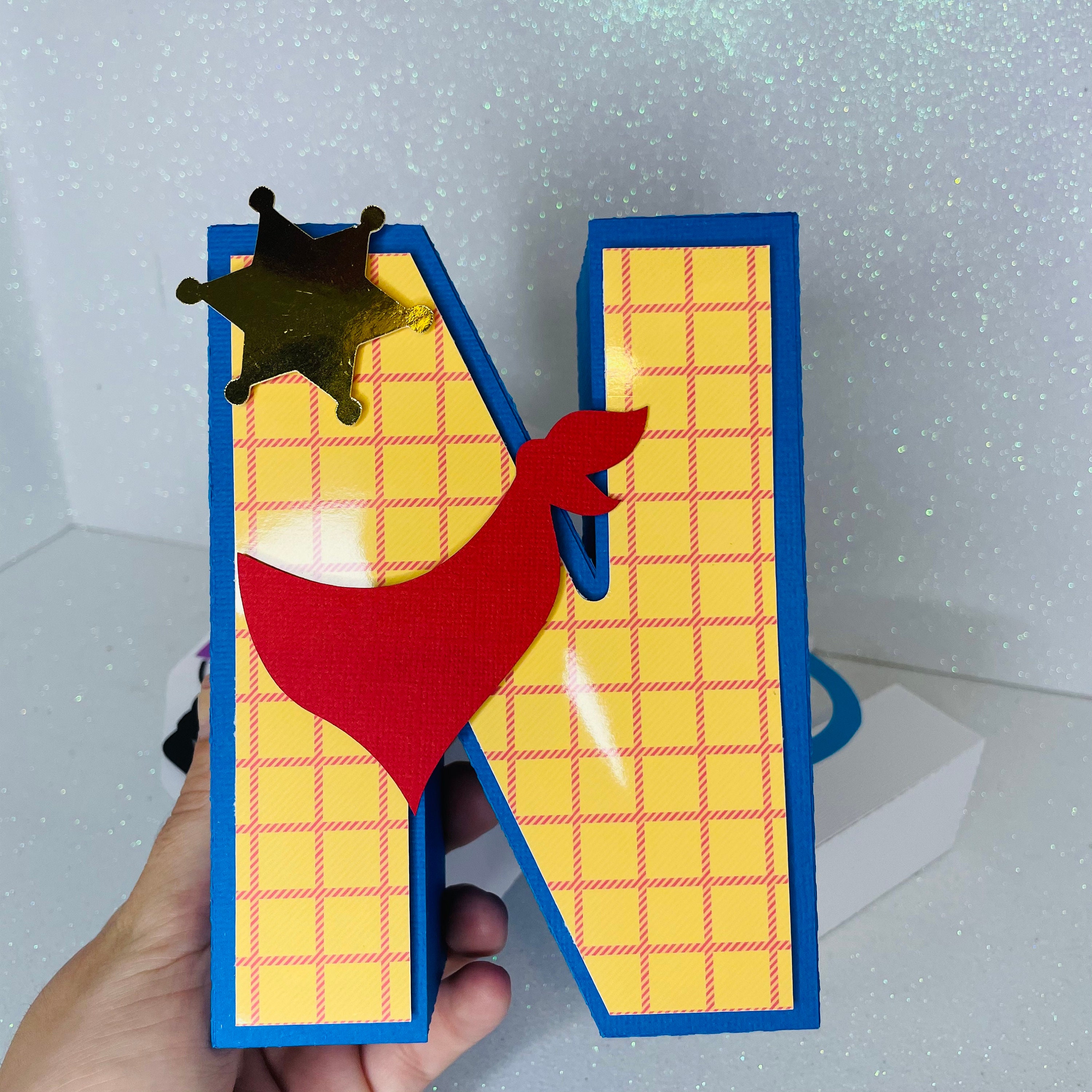 Toy Story 3D Letters / Toy Story Birthday / Woody / Buzz Lightyear ...