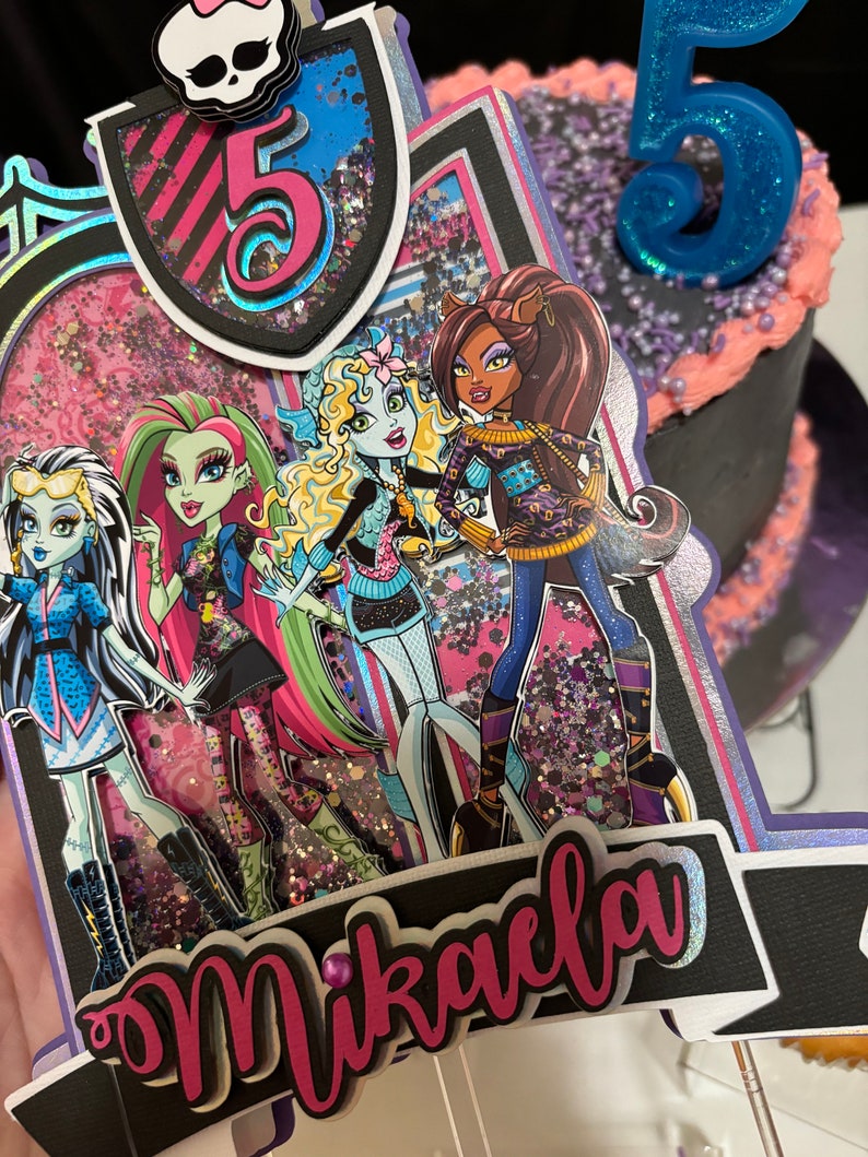 Monster High Caketopper / Monster High Decoration/ Monster High ...