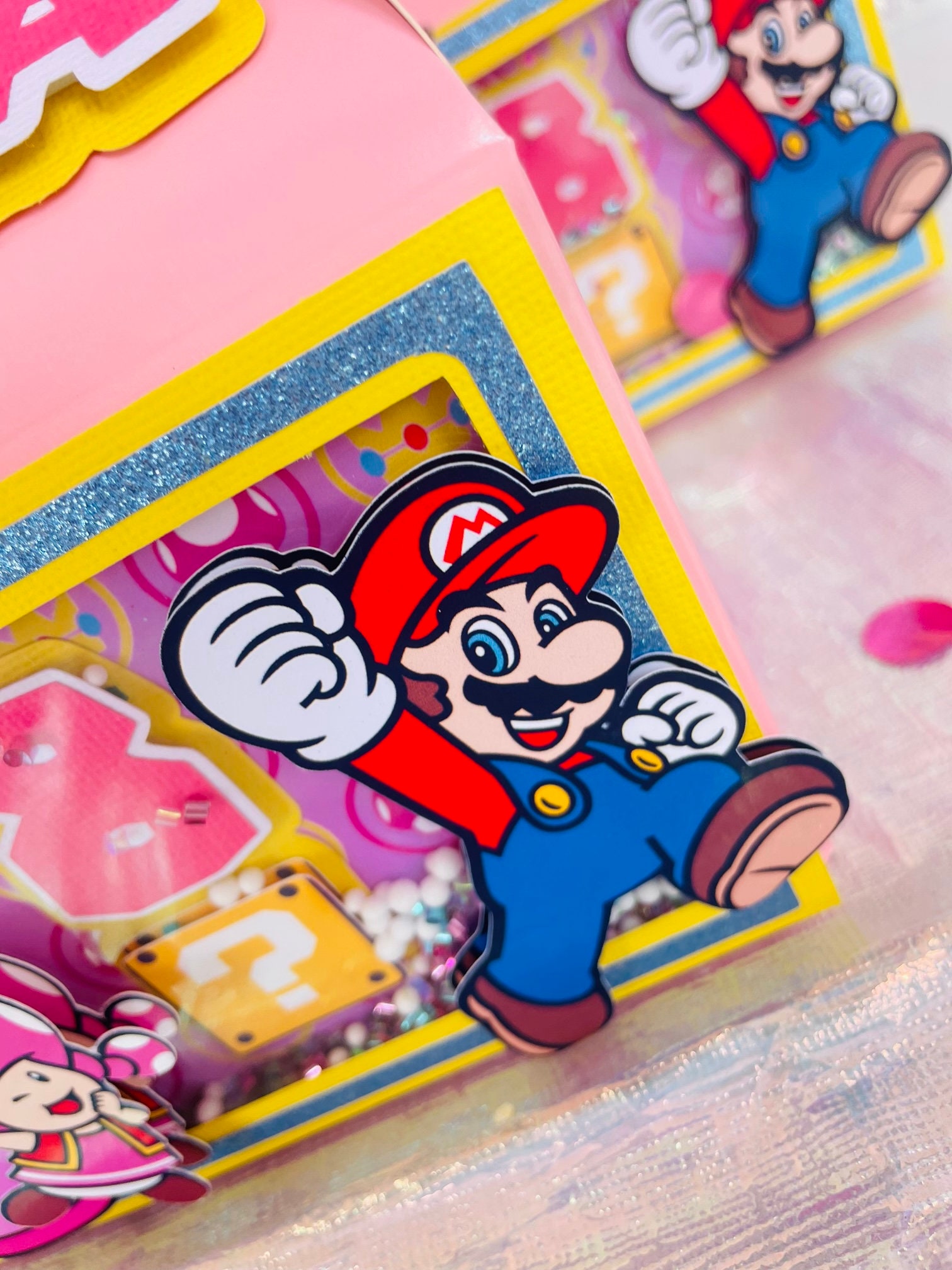 Princess Peach Favor Box / Princess Peach Birthday / Princess Peach ...