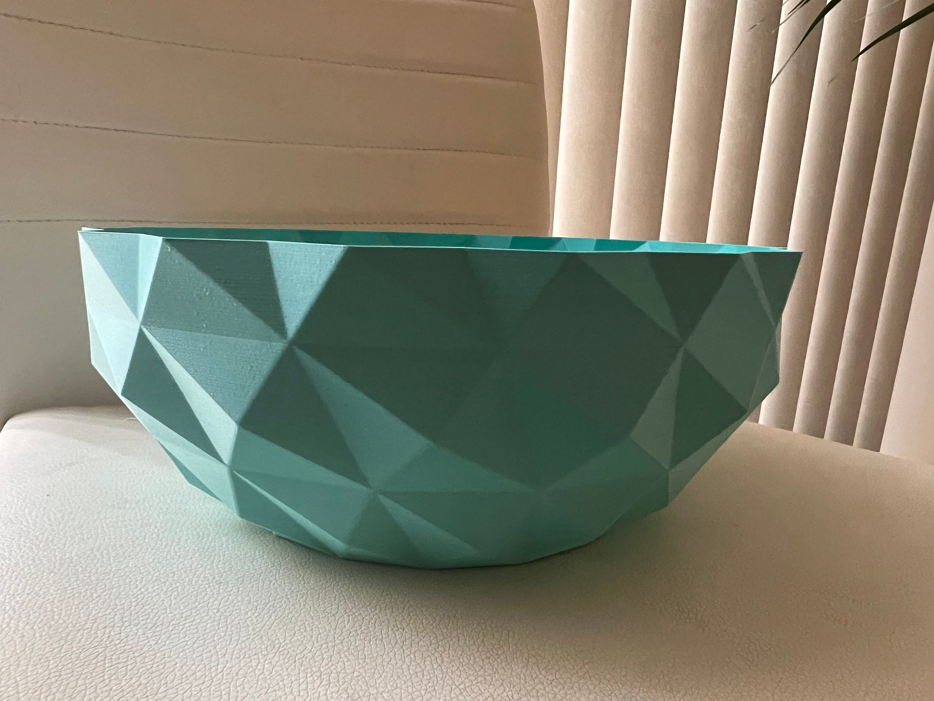 3D Printed Geometric Fruit Bowl - Etsy