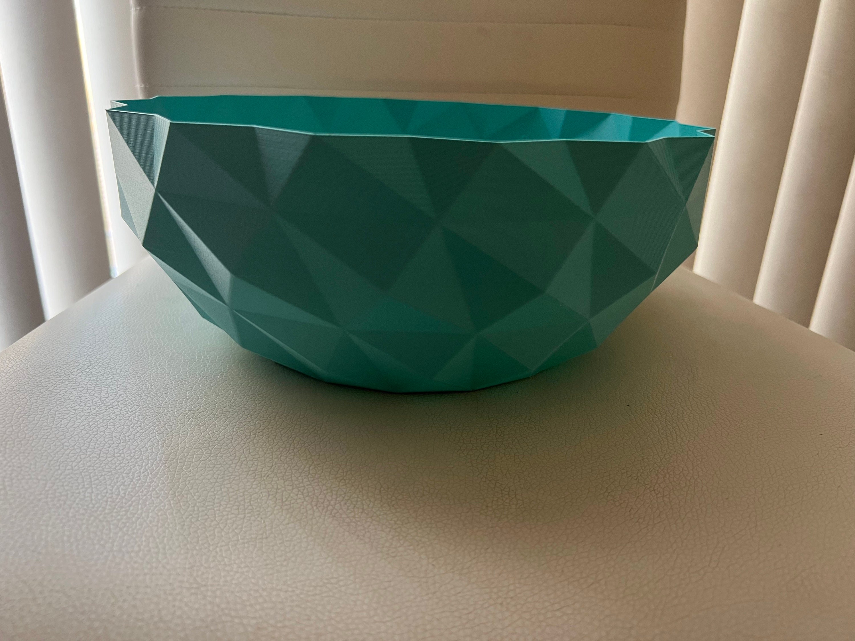 3D Printed Geometric Fruit Bowl - Etsy