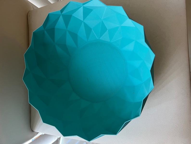 3D Printed Geometric Fruit Bowl - Etsy