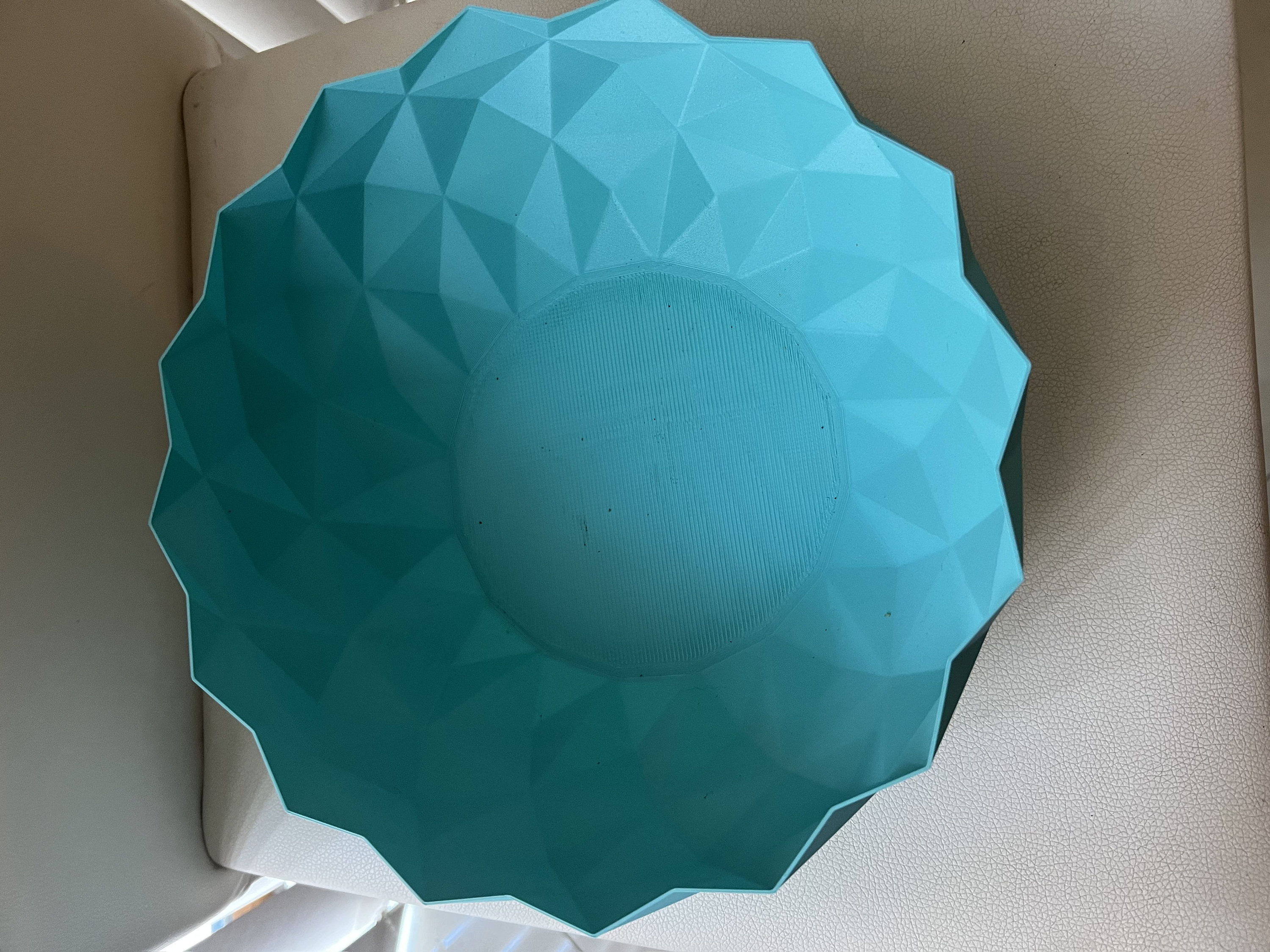 3D Printed Geometric Fruit Bowl - Etsy