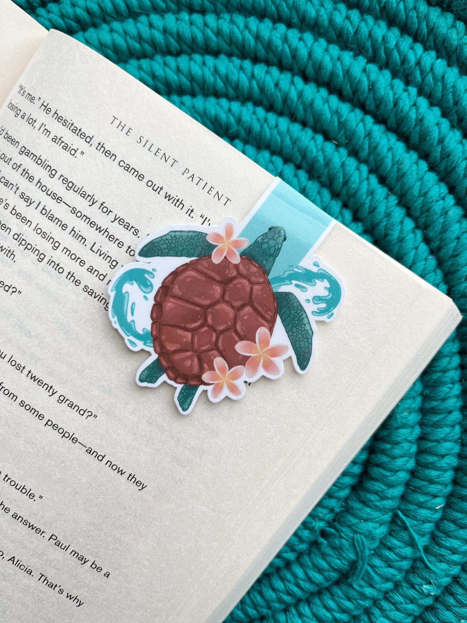 Sea Turtle Magnetic Bookmark: Beach Read Page Marker - Etsy