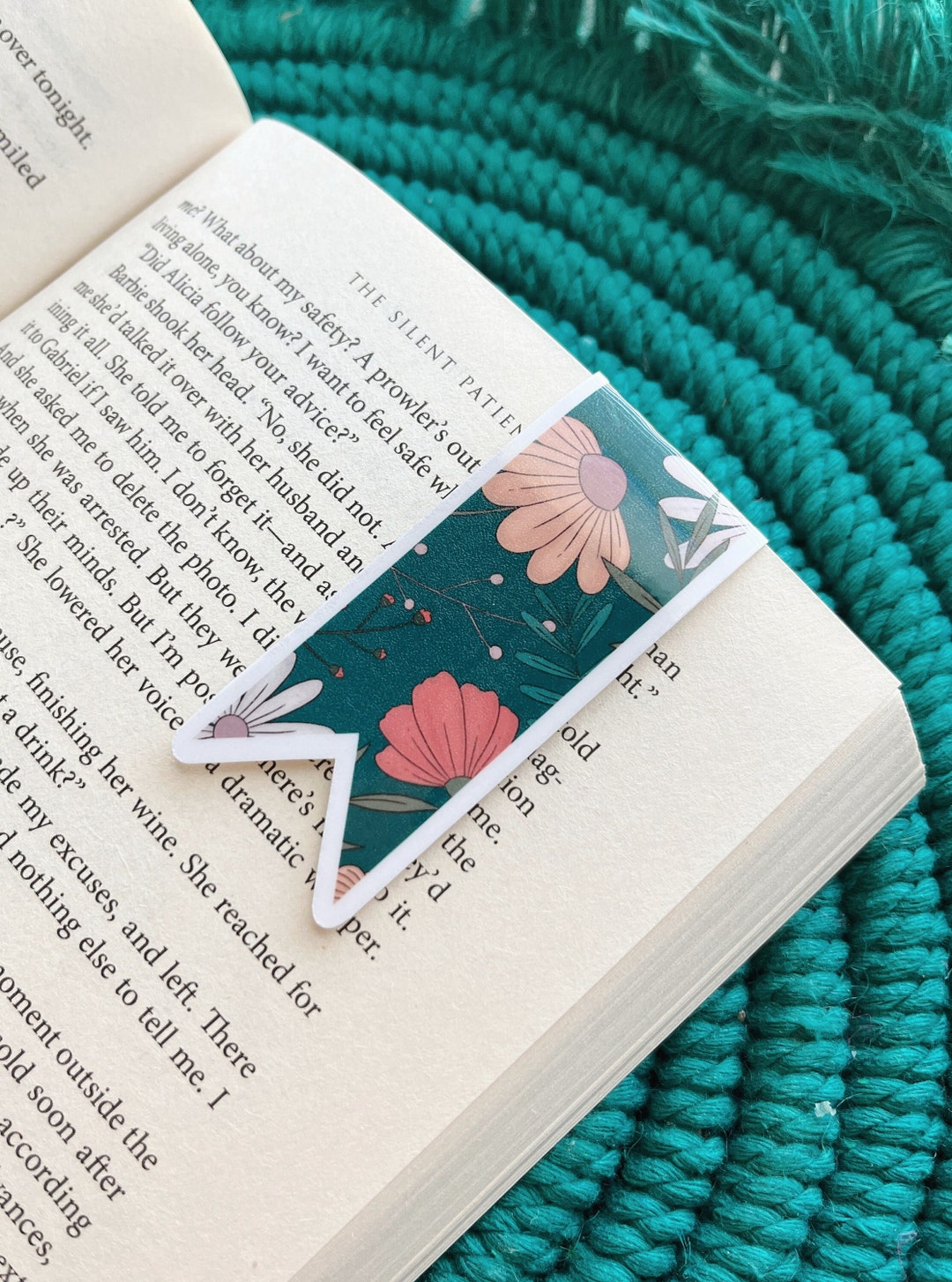 Floral Magnetic Bookmark, Gift for Bookworm, Spring Flowers, Page ...
