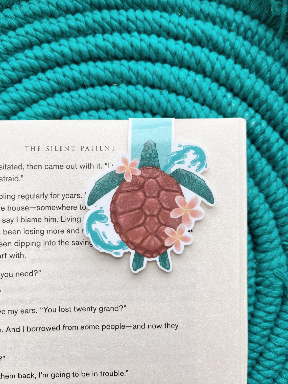 Sea Turtle Magnetic Bookmark: Beach Read Page Marker - Etsy