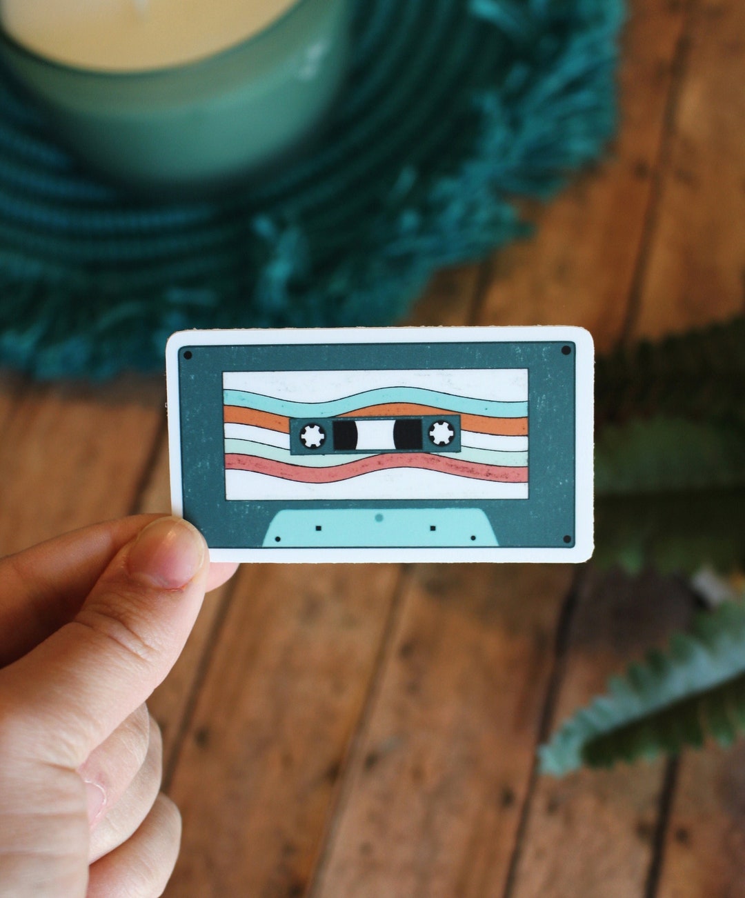 STICKER Mini Cassette Tape, Retro Decal, Music Lover, 80s Sticker ...