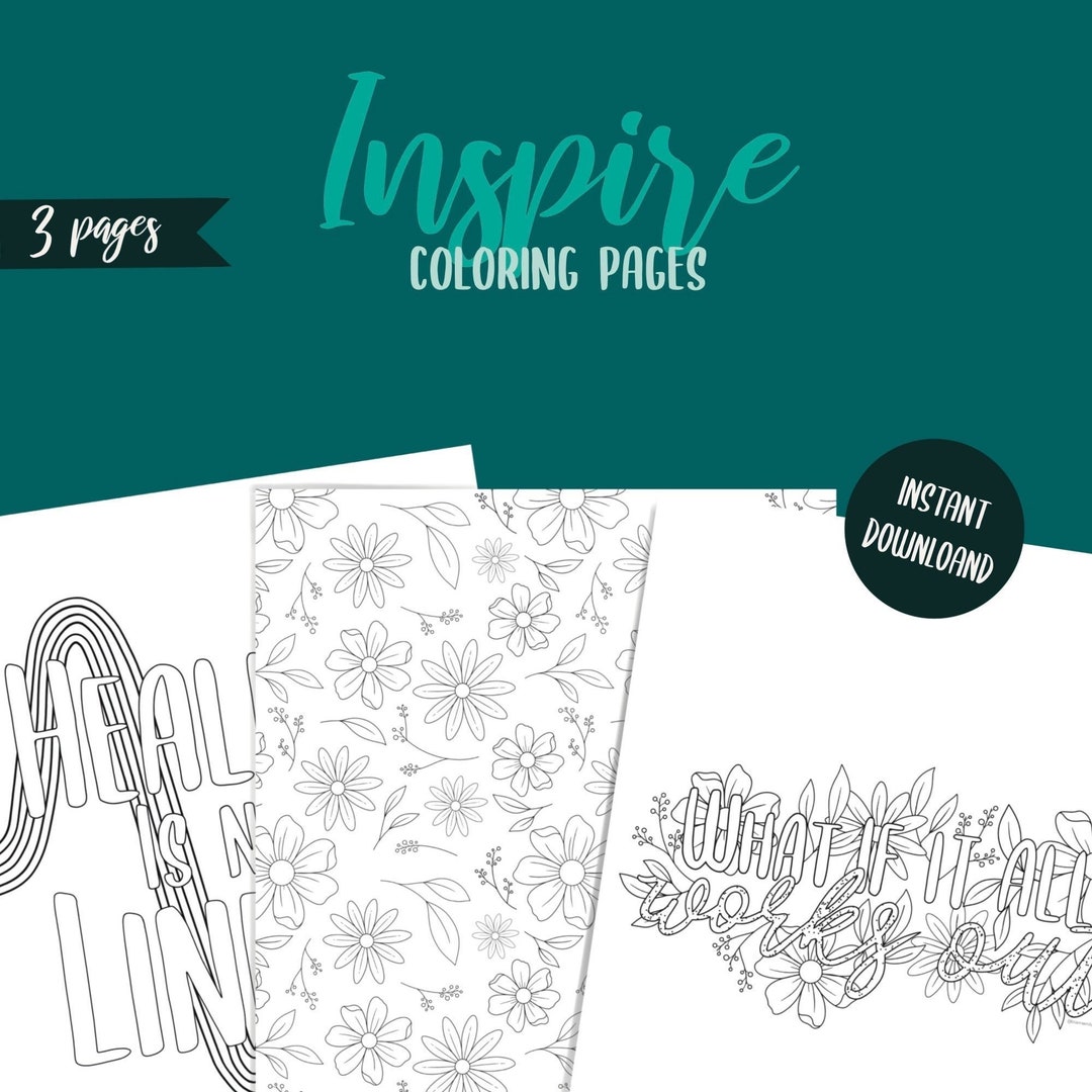 Procreate Coloring Pages, Digital Coloring, Printable Coloring Pages ...
