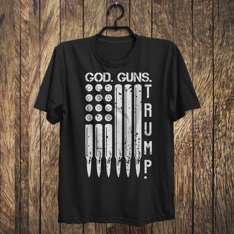 GOD GUNS TRUMP Bullet Flag Svg God Guns and Trump 2020 Svg Png File ...
