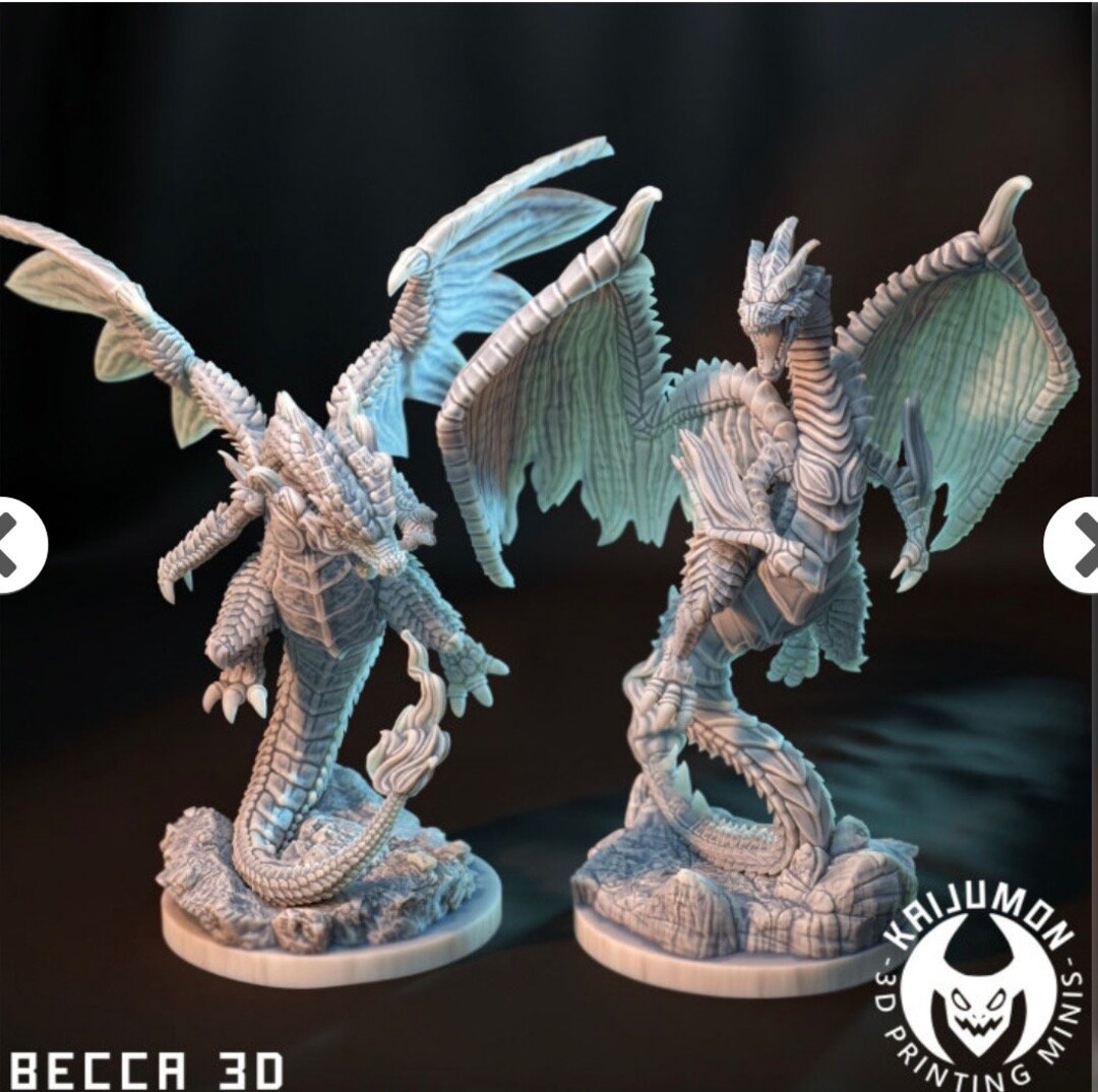 Kaijumon Mega Fire Dragons - Etsy