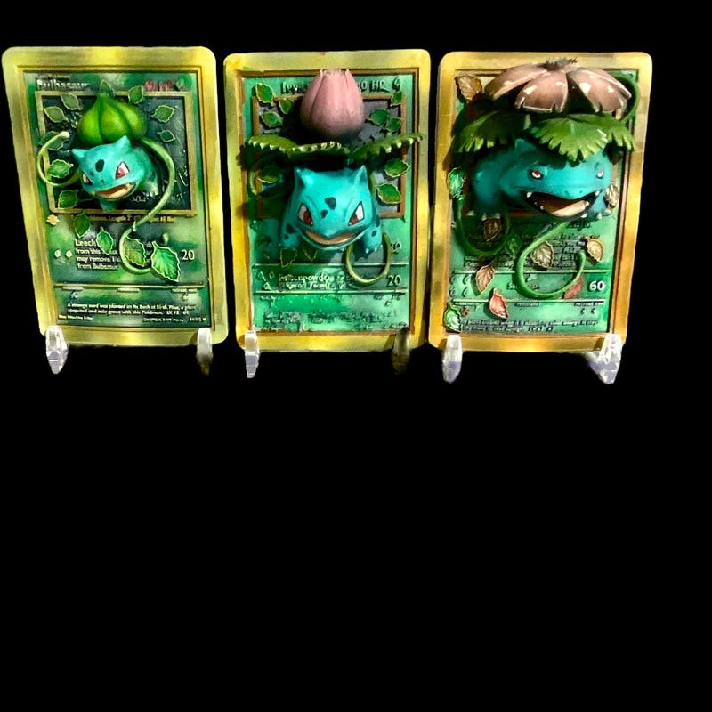 Ivysaur 3d - Etsy UK