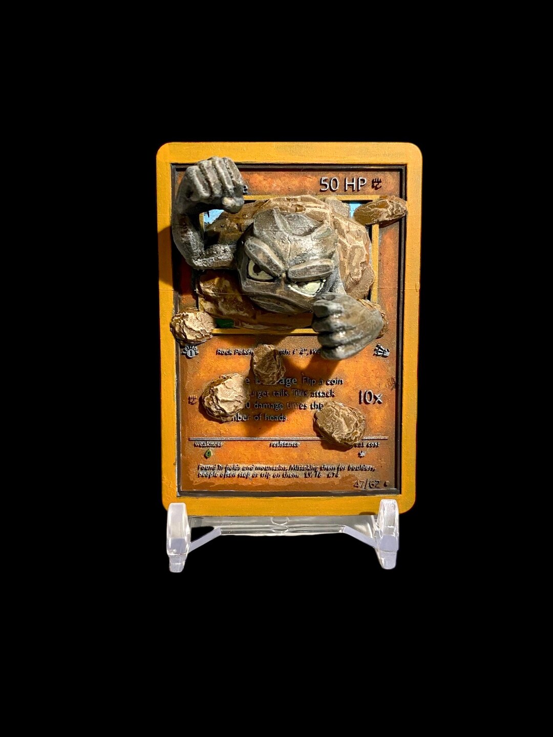 Rock Dude 3D Card Family - Etsy