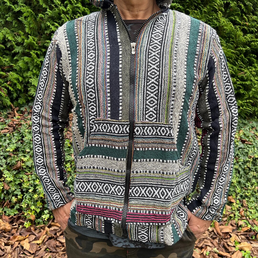 Hippie Gheri Jacket Colorful | Indian Baja Jacket Unisex | Ethno Jacket ...
