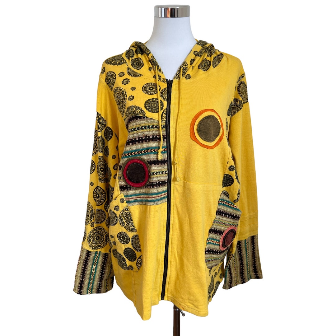 Patchwork Jacket Women, Goa Jacket, Nepal Hooded Jacket, Ethnic Jackets ...