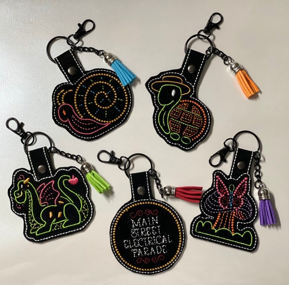 Disney Main Street Electrical Parade Dangle/keychain - Etsy