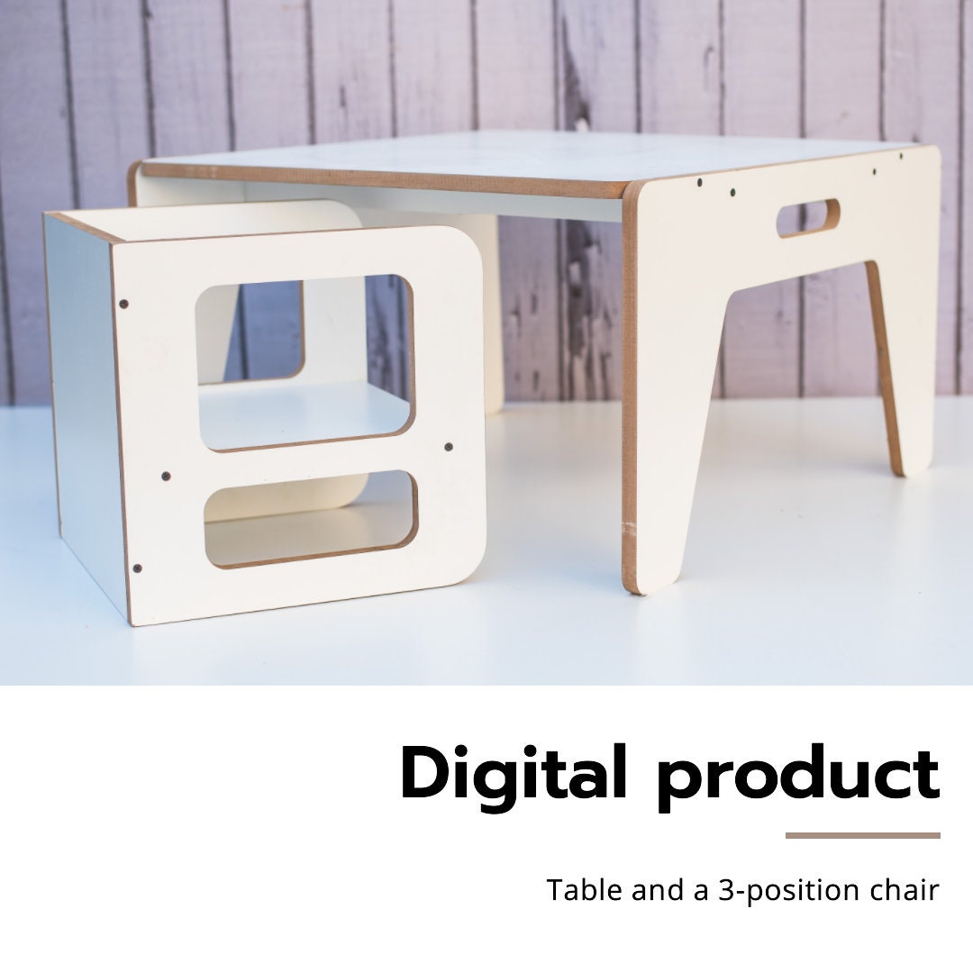 Table and a 3-position Chair - Etsy