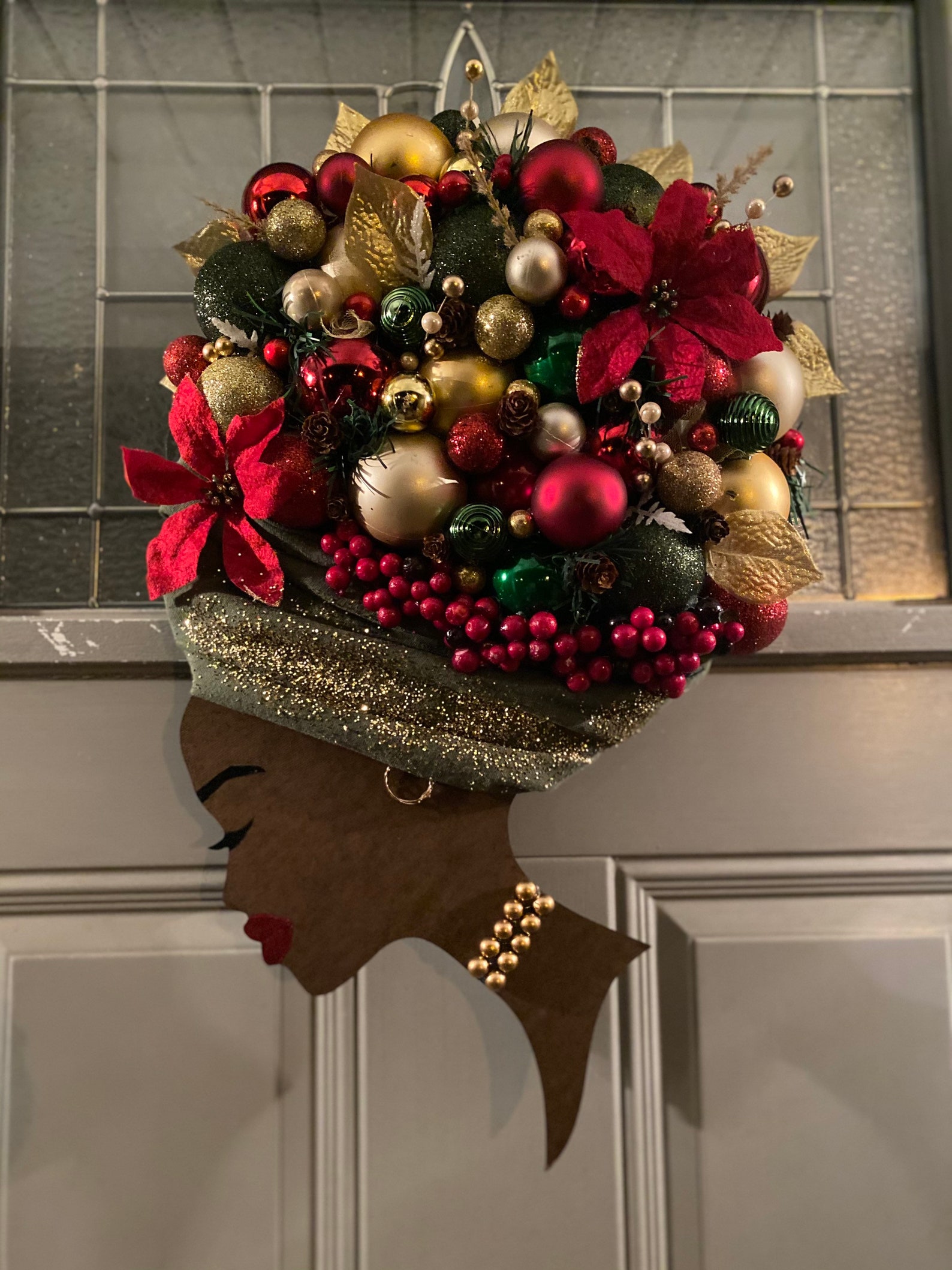 Diva Holiday Wreath - Etsy