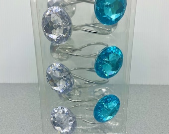 Crystal Shower Hooks | Etsy