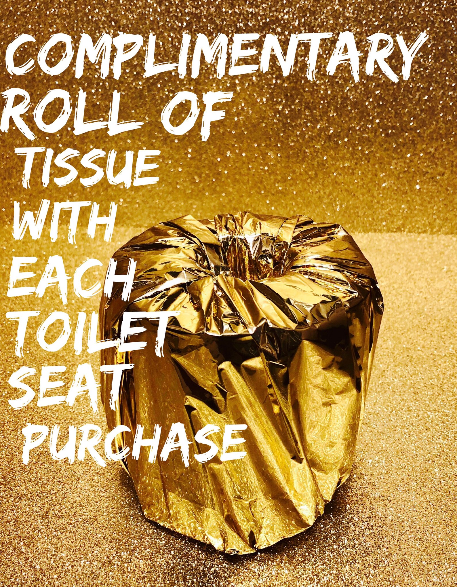 Gold & Silver Bling Hand Painted Toilet Seat Gold Decor - Etsy